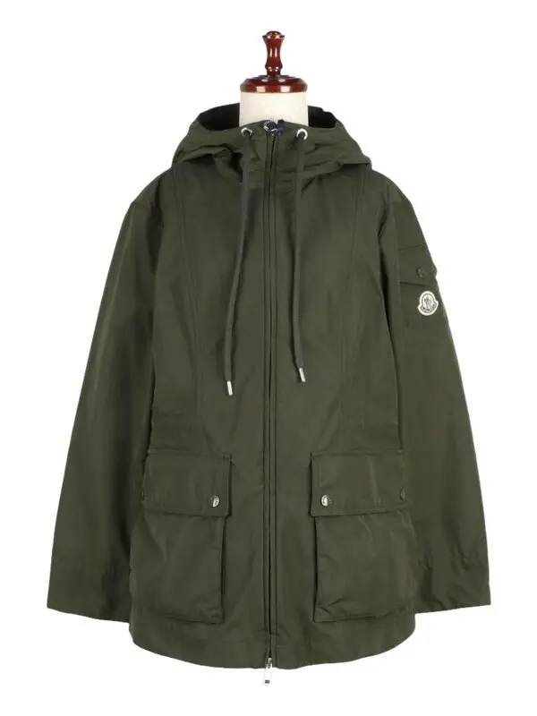 Moncler Long Sleeve Hooded Jacket - Green