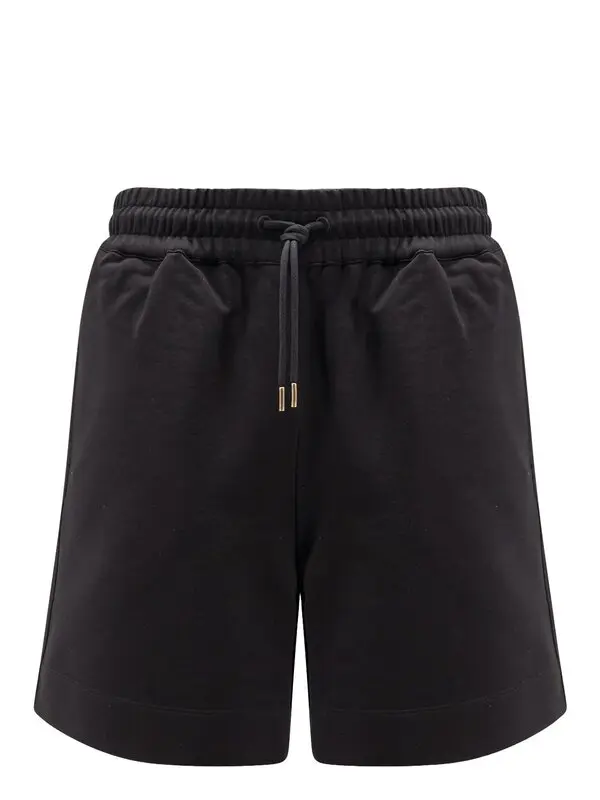 Moncler Cotton Track Shorts - Black