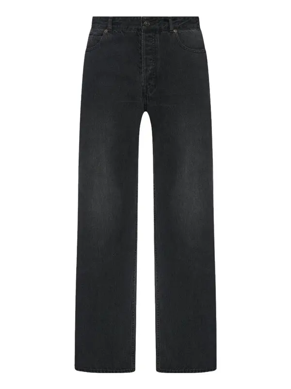 THE ROW Tarino Straight Leg Jeans - Black