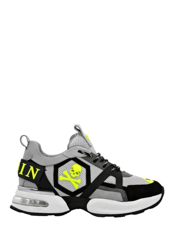 Philipp Plein Logo Detail Lace-up Sneakers - Black