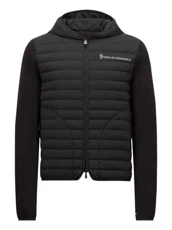 Moncler Padded Hooded Jacket - Black