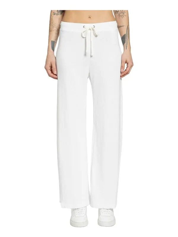 JAMES PERSE Wide-leg Sweatpants - White