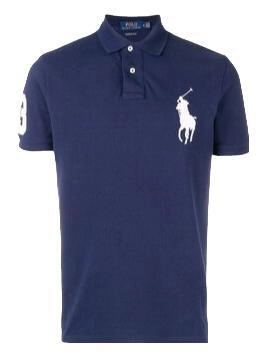 Polo Ralph Lauren Big Pony Slim Fit Polo Shirt - Blue