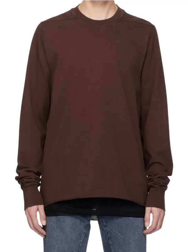 Rick Owens Organic Cotton Crewneck Sweatshirt - Red