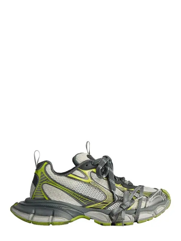 Balenciaga 3xl Lace-up Sneakers - White/gray/green/yellow