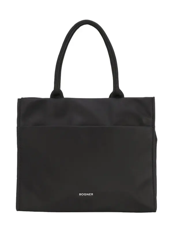 Bogner Logo Handbag - Black