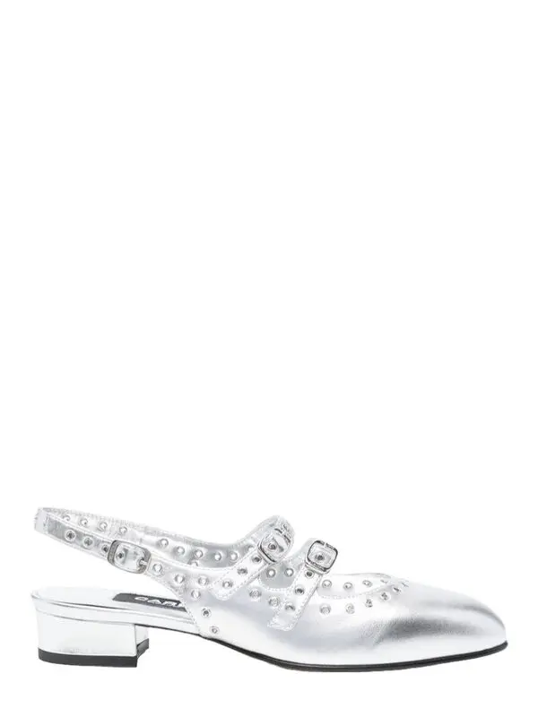 CAREL Silver High-heeled Slingback Sandals - Silve