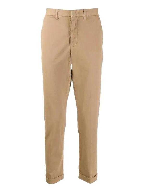 Zegna Slim Fit Casual Pants - Nude