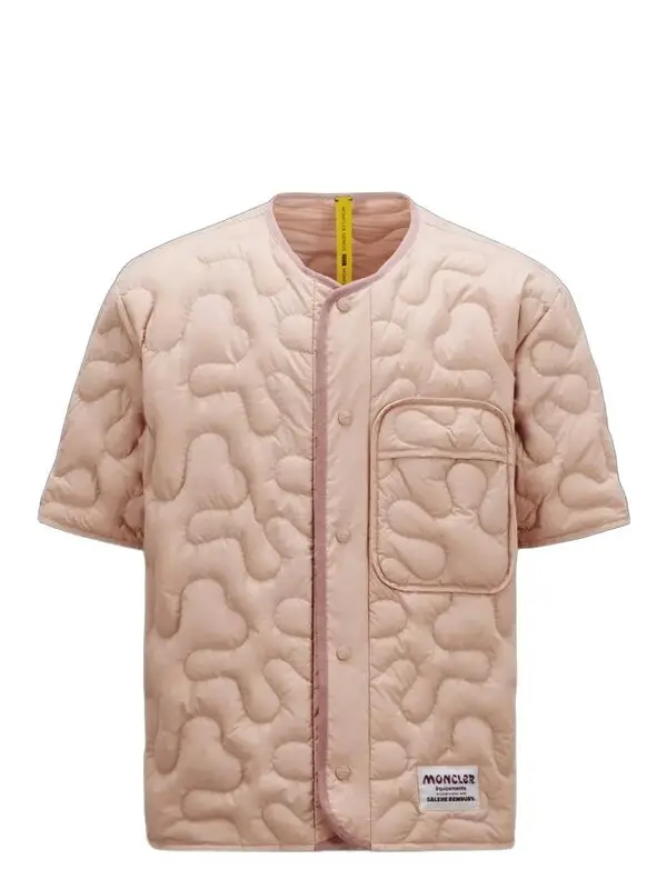 Moncler Padded Shirt - Nude