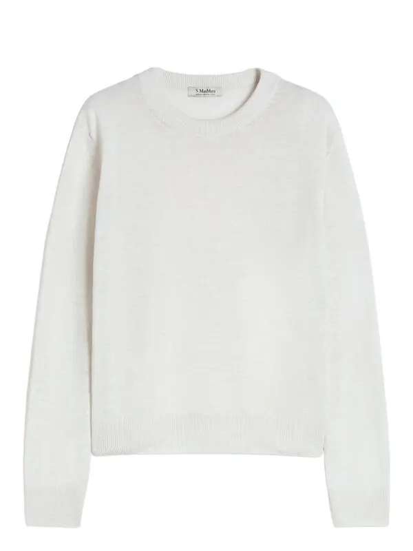 Max Mara Elbow Patch Sweater - Milk Color