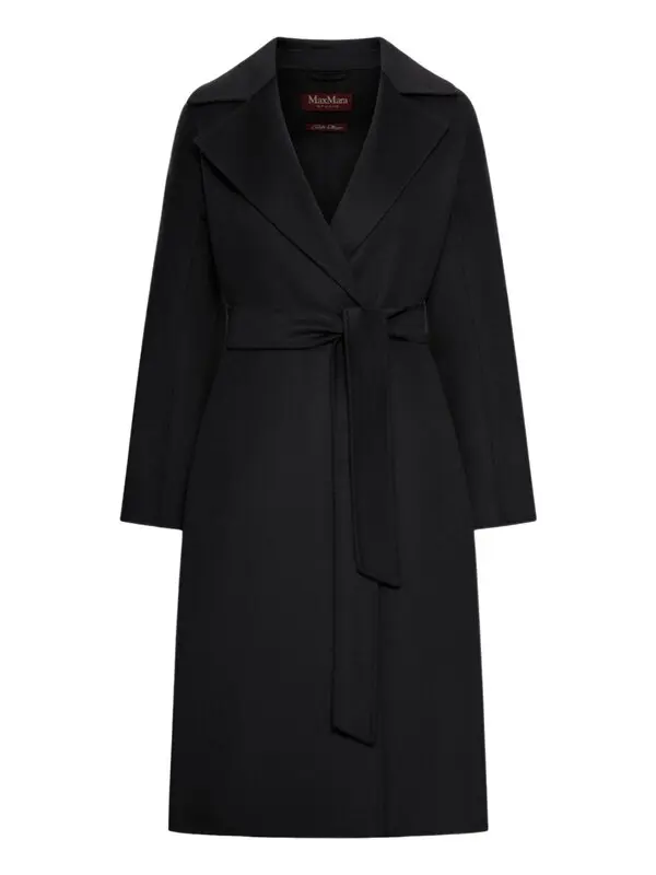 Max Mara Cles Belted Coat - Black
