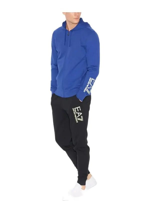 EA7 Logo Details Sports Suit - Blue