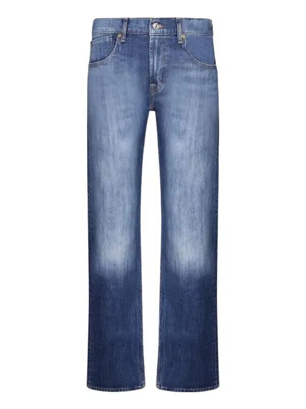 7 For All Mankind Straight Leg Jeans - Blue