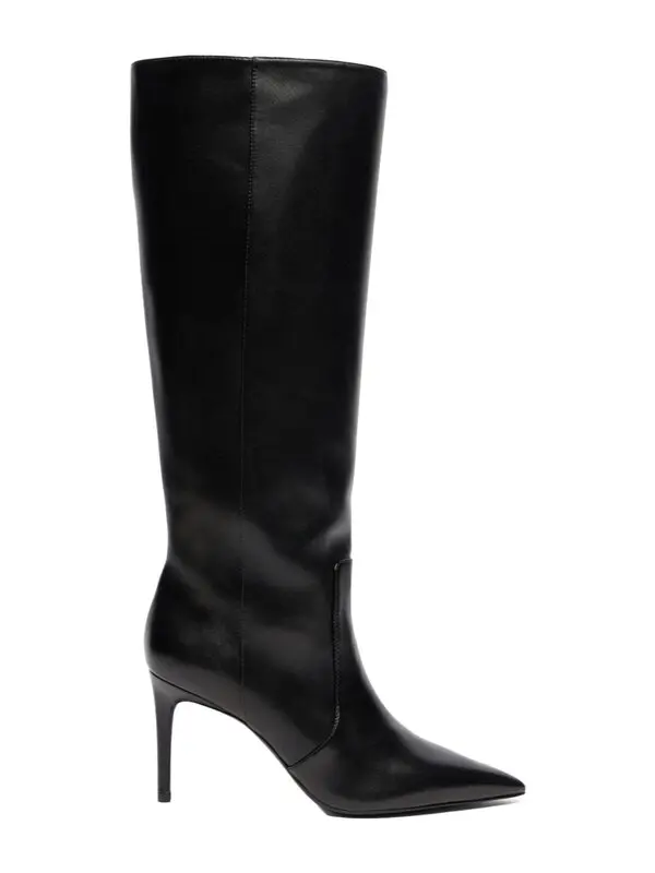 STUART WEITZMAN Pointed Toe Stiletto Heel Boots - Black