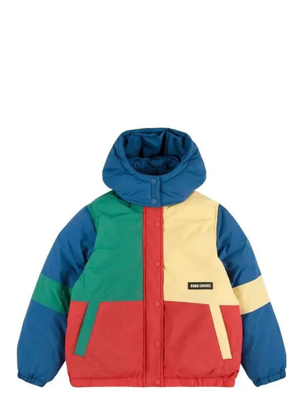BOBO CHOSES Color Block Anorak - Red