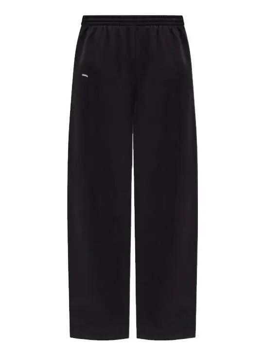 PANGAIA Elasticated-waistband Track Pants - Black