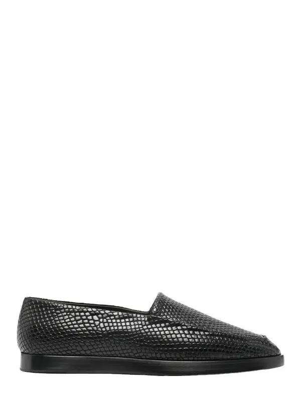 Fear Of God Embossed Leather Loafers - Black