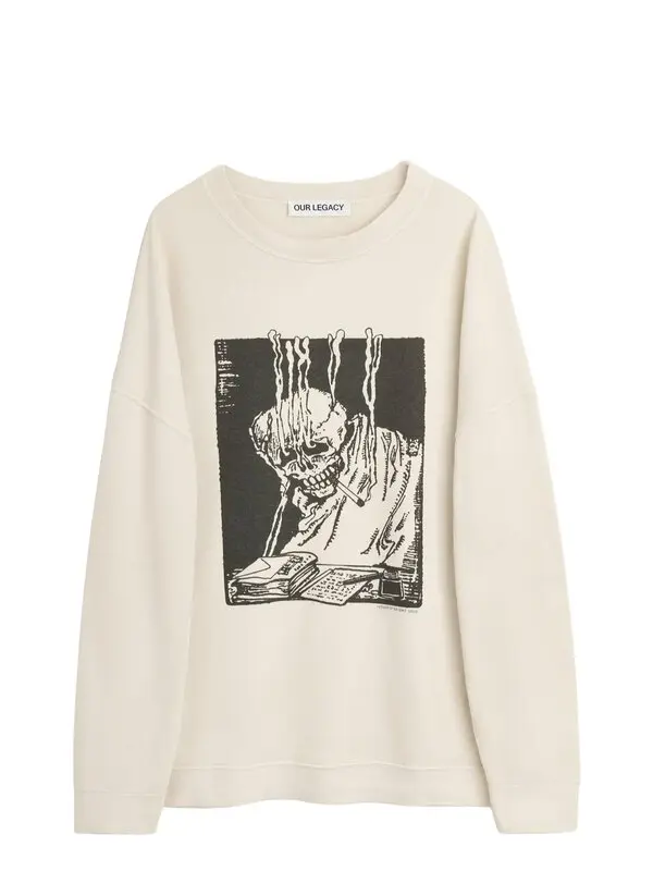 Our Legacy Graphic Sweatshirt - White