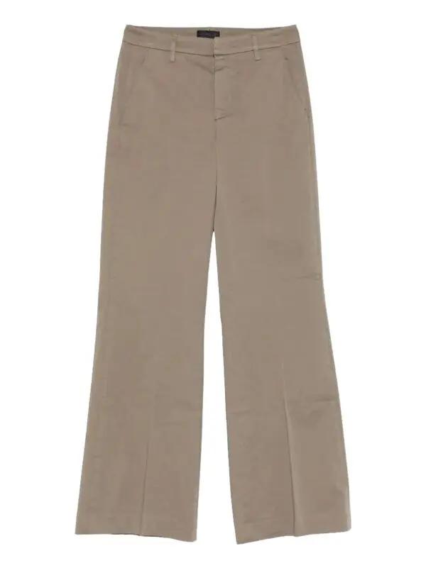 DONDUP Belt Loops Straight-leg Trousers - Nude