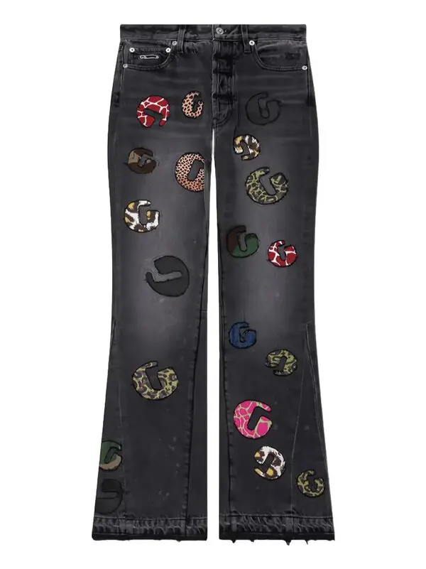 GALLERY DEPT. Flared Leg Jeans With Belt Loops - Black
