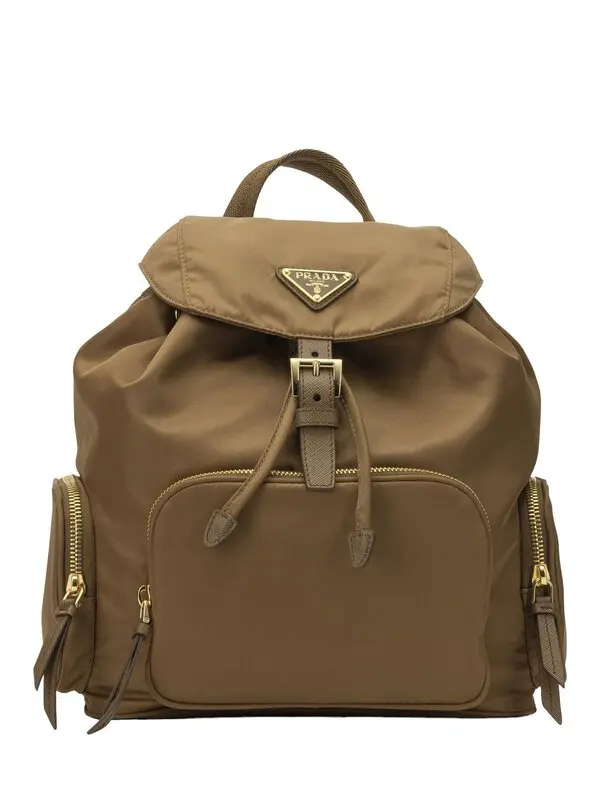 Prada Buckle Zip-fastening Backpack - Green