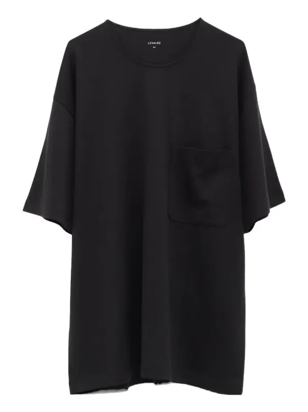 LEMAIRE Crewneck Chest Pocket T-shirt - Black