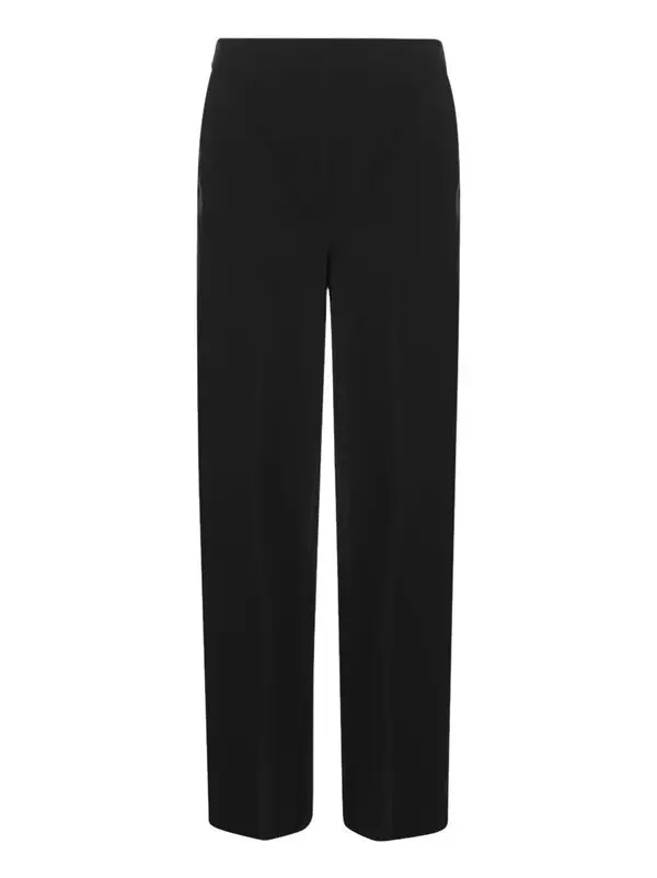 Max Mara Orche High Waist Straight-leg Trousers - Black