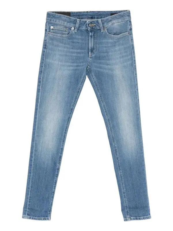 DONDUP Slim Cuffed Jeans - Blue