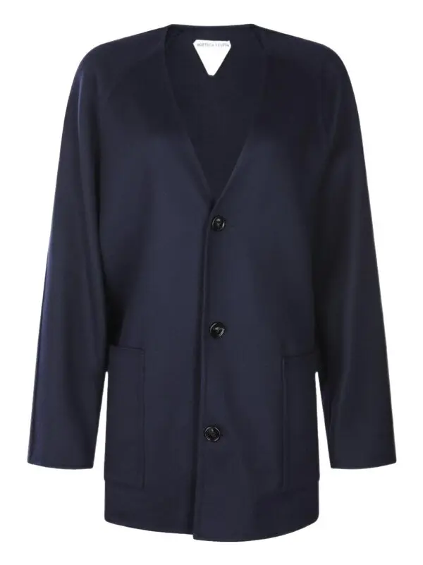 Bottega Veneta V-neck Buttoned Cardigan - Black