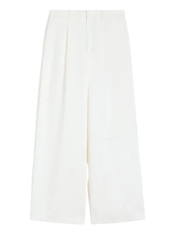 Max Mara Aloa Wide Leg Pants - White