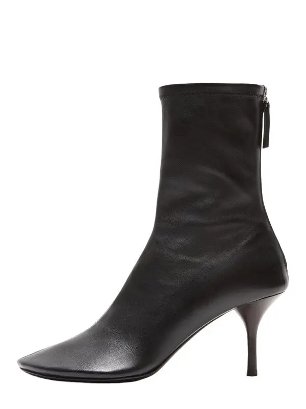 Acne Studios Leather Zip-up Boots - Black