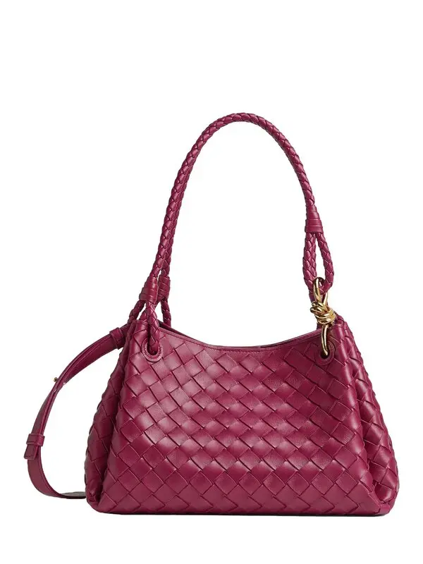 Bottega Veneta Parachute Shoulder Bag - Cinnabar