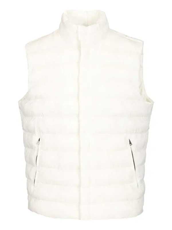 Herno Quilted Down Gilet - White