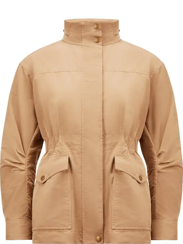 Moncler High-neck Parka - Light Brown