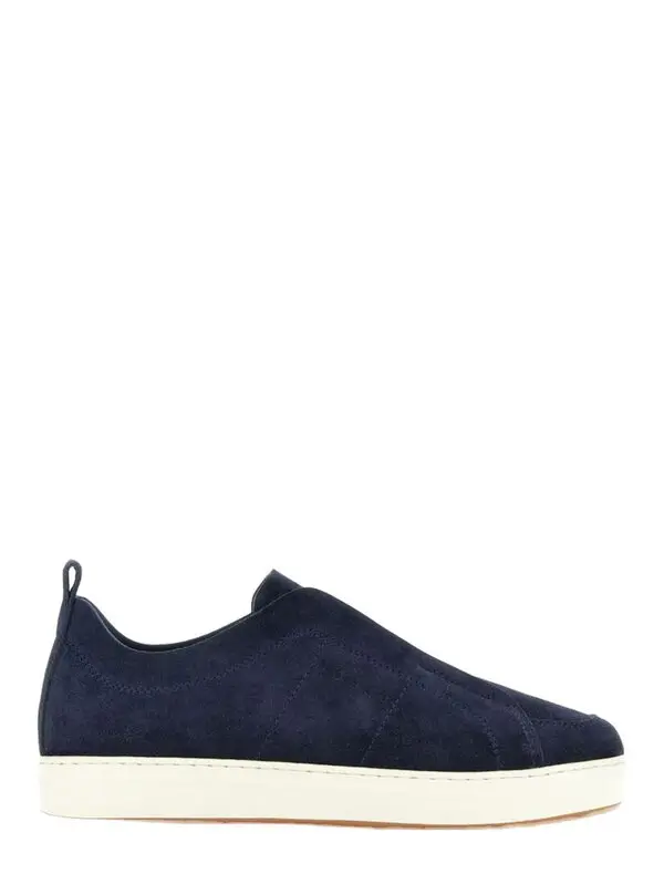 Hogan Round Toe Slip-on Sneakers - Black