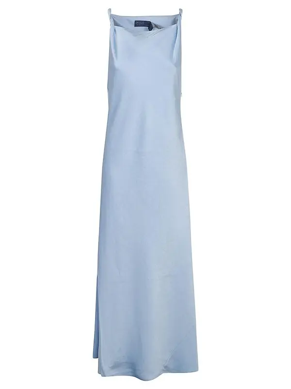 Polo Ralph Lauren Twisted Strap Maxi Dress - Blue