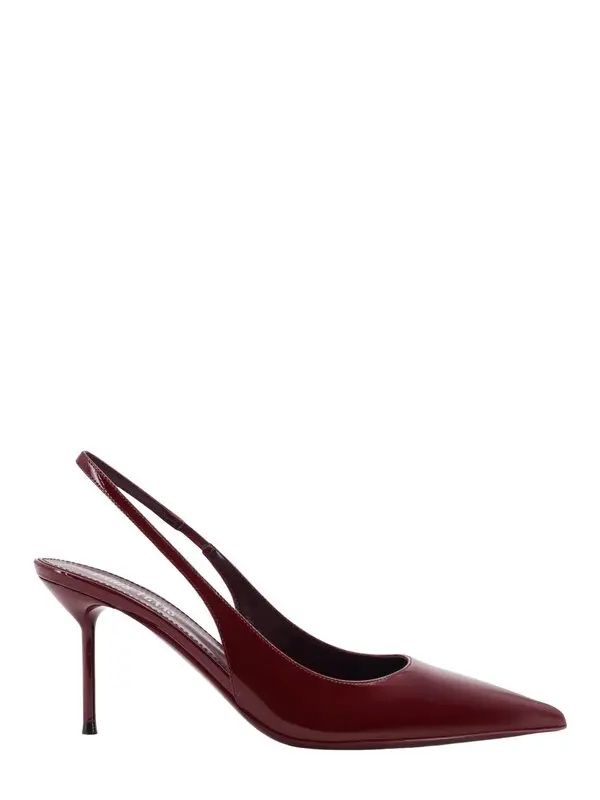 Paris Texas Pointed Toe Stiletto Heel Pumps - Red