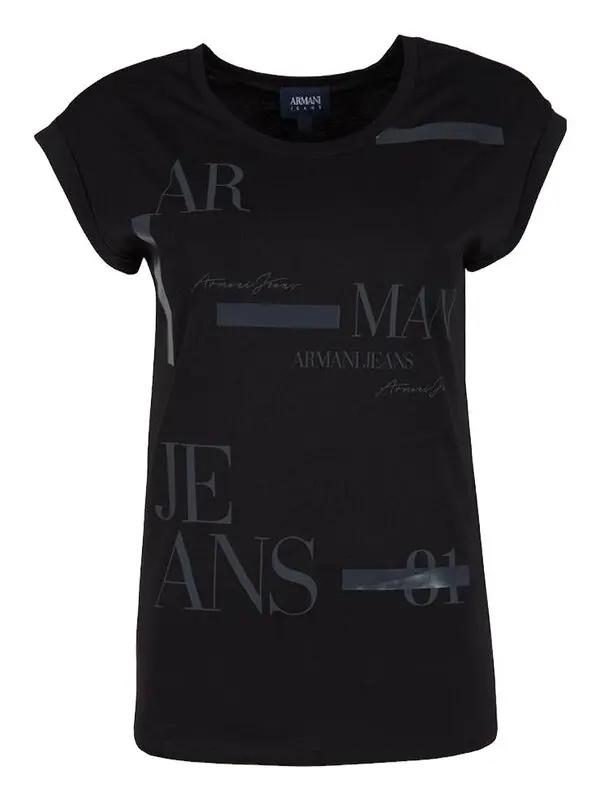 Emporio Armani Logo T-shirt - Black