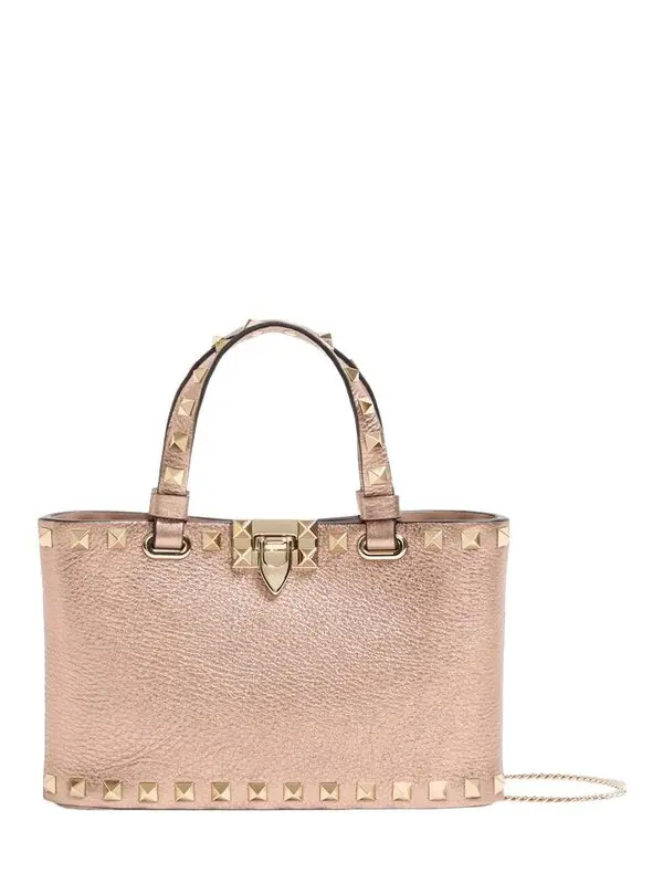 Valentino Garavani Rockstud Mini Shopping Bag - Nude