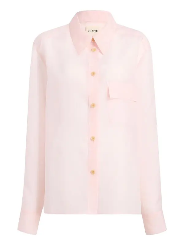 Khaite Long-sleeved Shirt - Pink