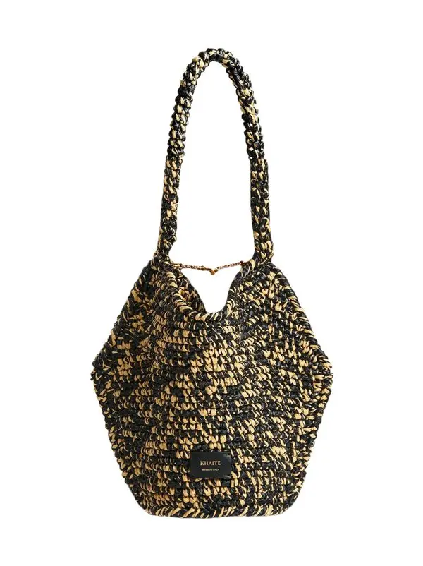 Khaite Woven Tote Bag - Black