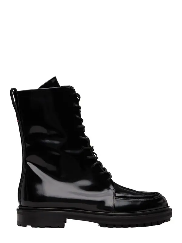 AeydĒ Tate Lace Up Ankle Boots - Black