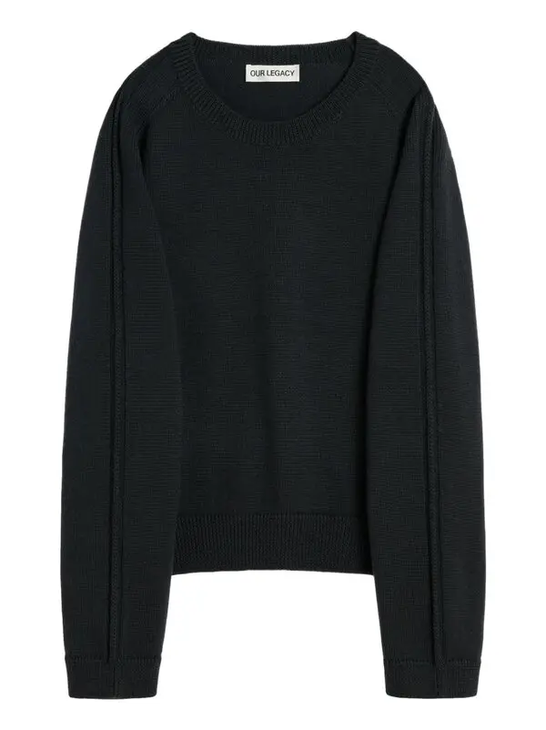 Our Legacy True Crewneck Jumper - Black