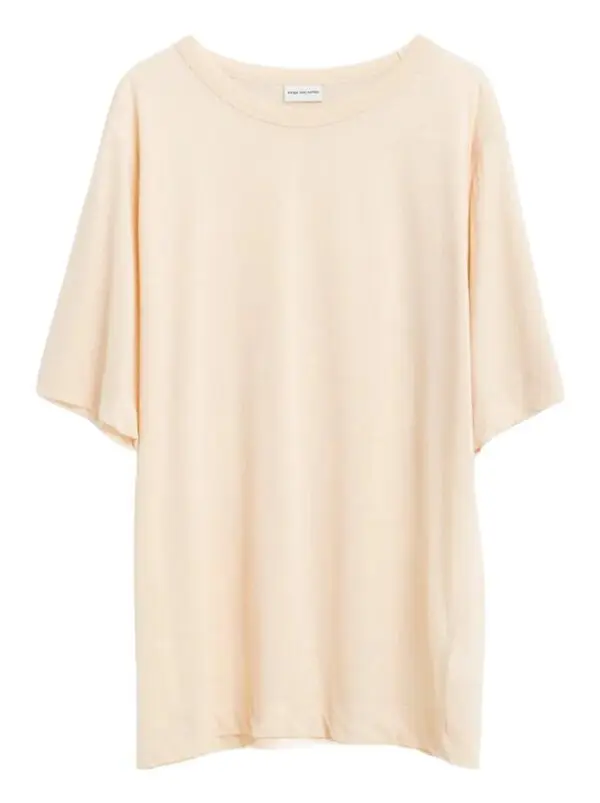 Dries Van Noten Crew Neck T-shirt - Nude