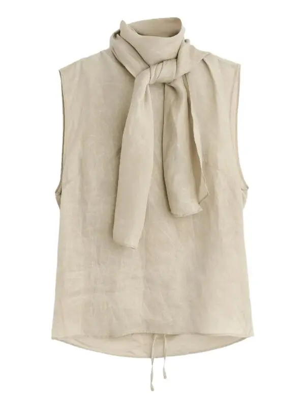 Our Legacy Virtuous Draped Sleeveless Top - Ash