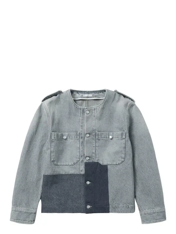 1989 STUDIO Panelled Denim Jacket - Light Blue