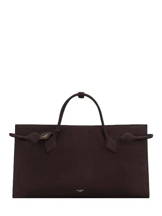 Alaïa Le Teckel Top Handle Bag - Dark Brown