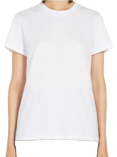 Max Mara Giovane Logo Embroidered Crewneck T-shirt - White