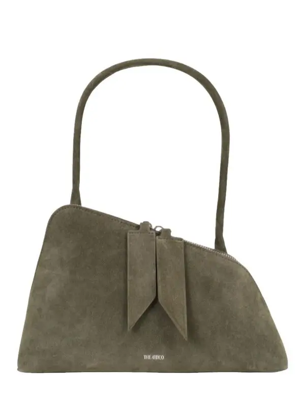 Attico Asymmetrical Shoulder Bag - Green