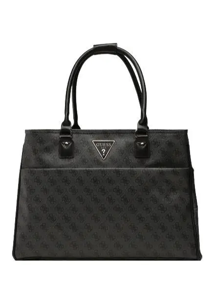 Guess Logo Handbag - Black